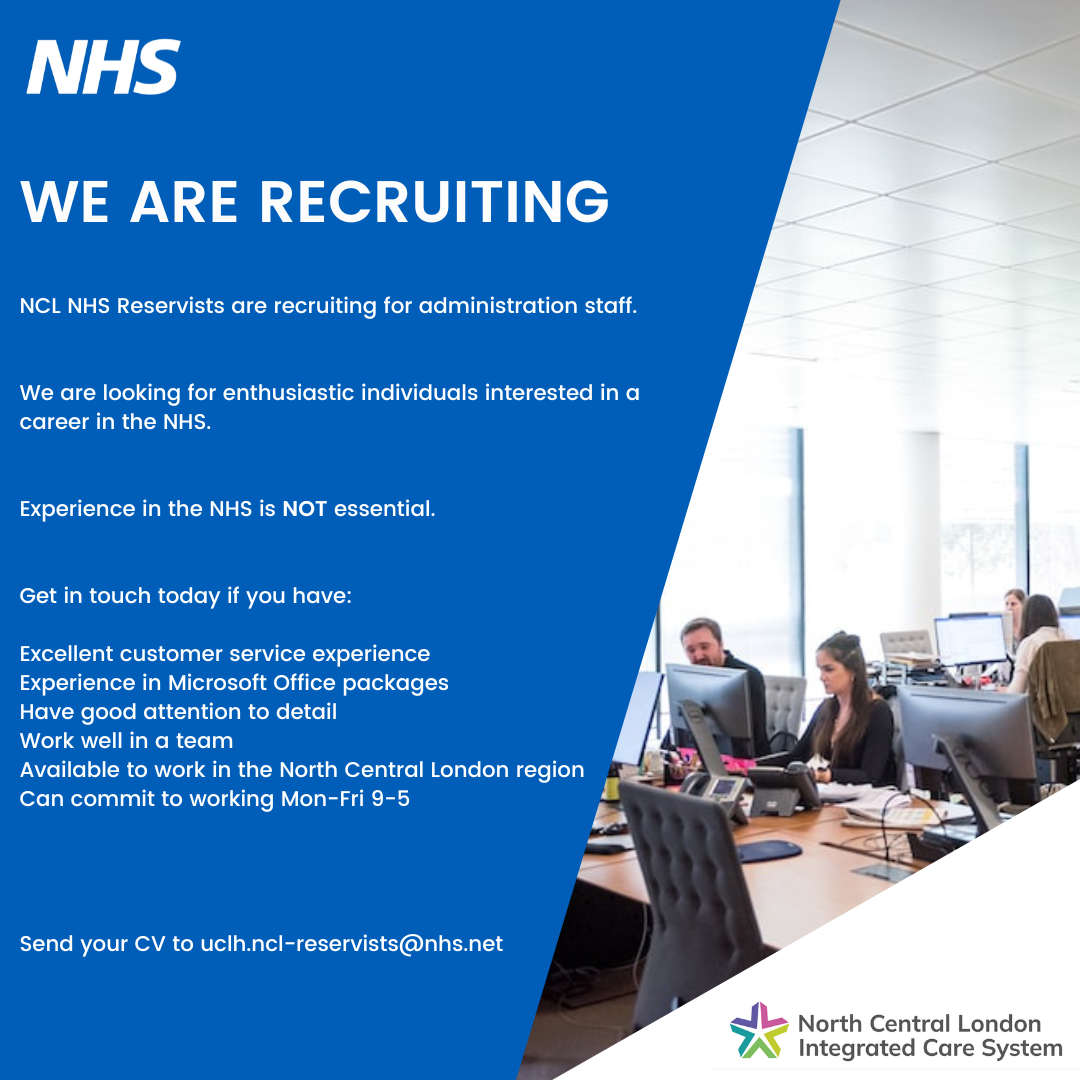 NHS Reservists Recruitment - Proud to Care